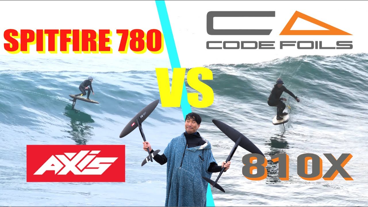 Code 810x Vs Axis Spitfire 780 Foil Off My Favorite Surf Foil Setups