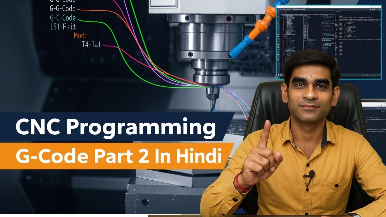 Cnc Programming G Code Part 2 In Hindi Youtube
