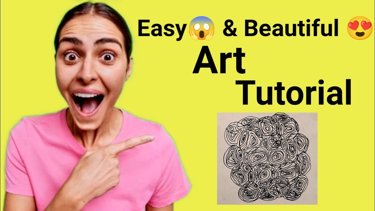 Easy Art Tutorial ёяшнёяфе Youtube