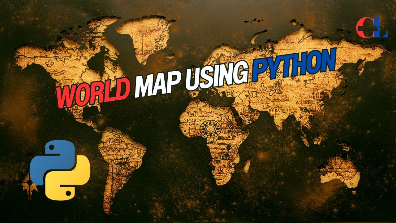 Day 189 World Map Using Python Youtube