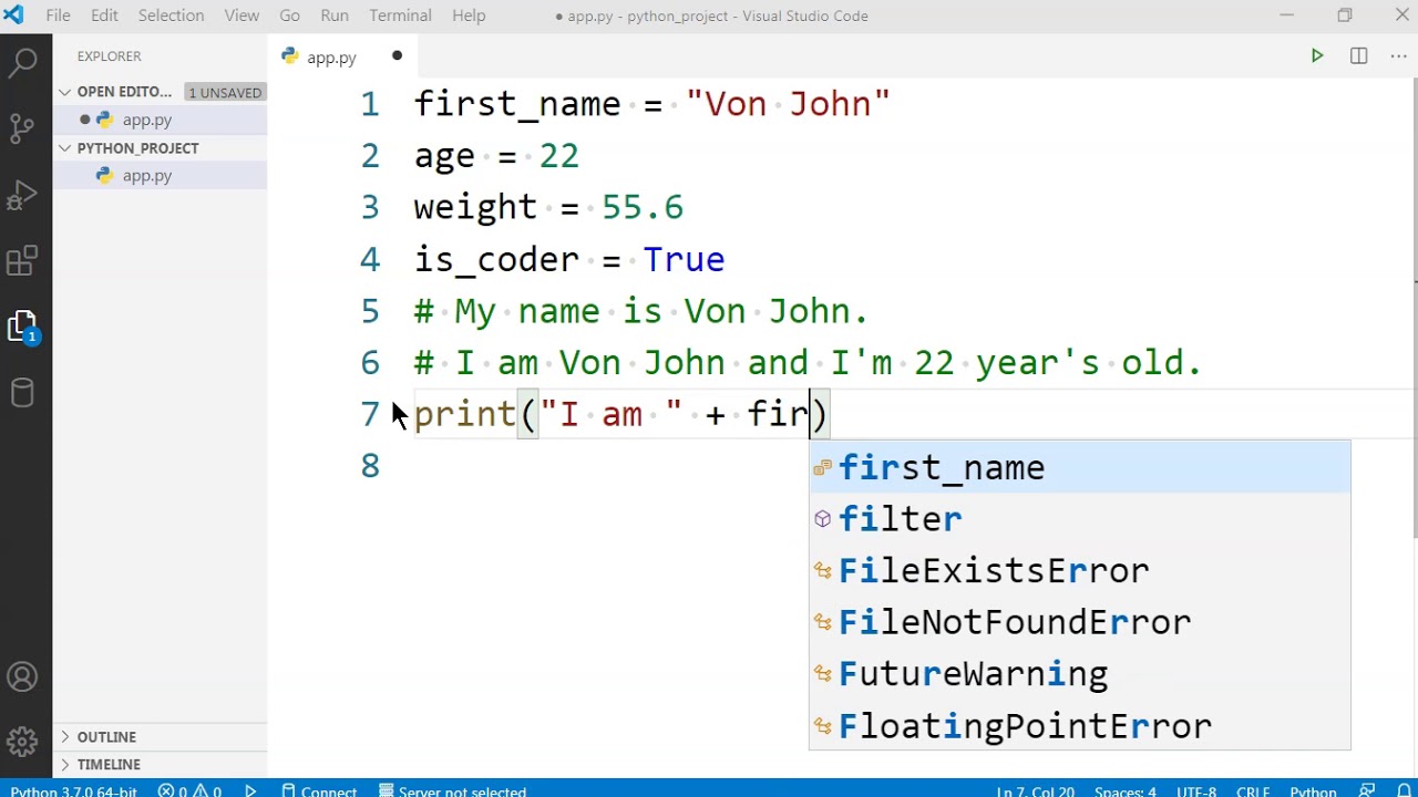 Python Tutorial Tagalog Part 1 Youtube