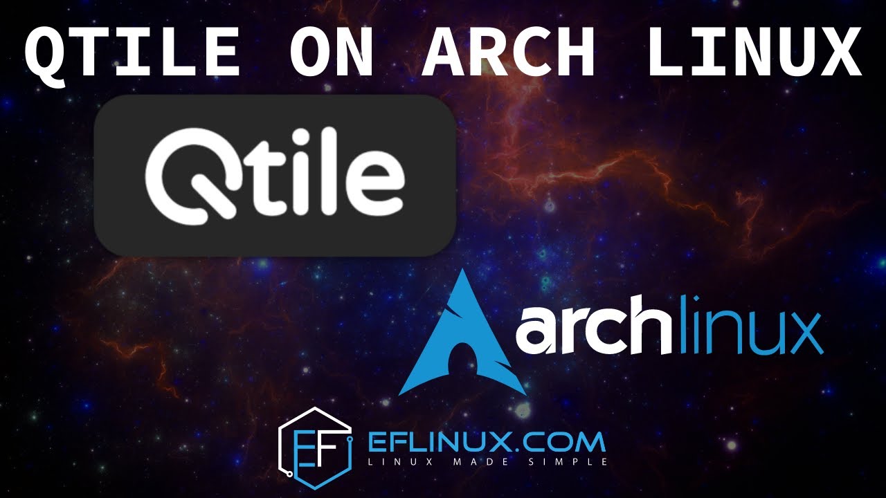Qtile On Arch Linux Youtube