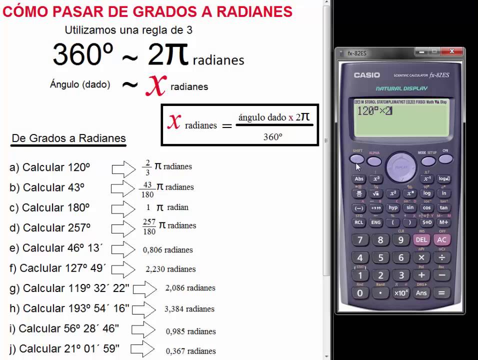 Poner Calculadora En Radianes Estudiar