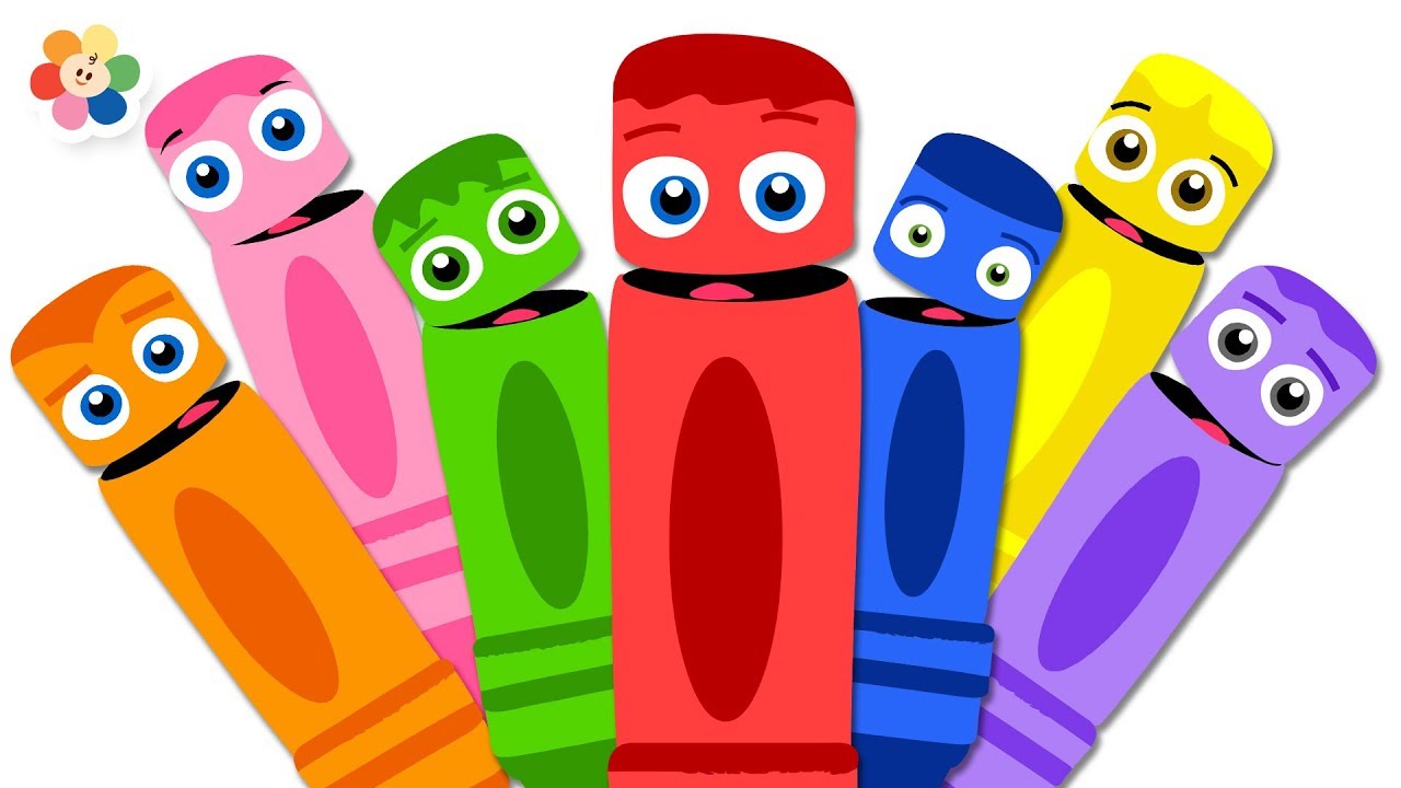 Learn Colors With Colorful Crayons Color Crew Special Coloring