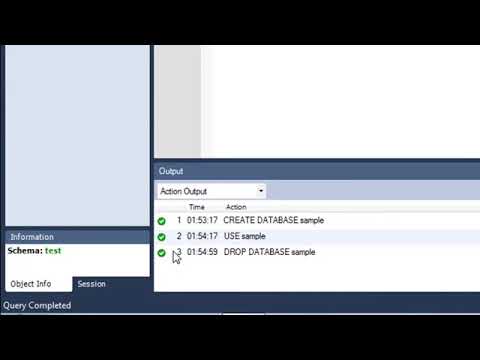 Sql Tutorial 5 Create Use And Drop Databases Youtube