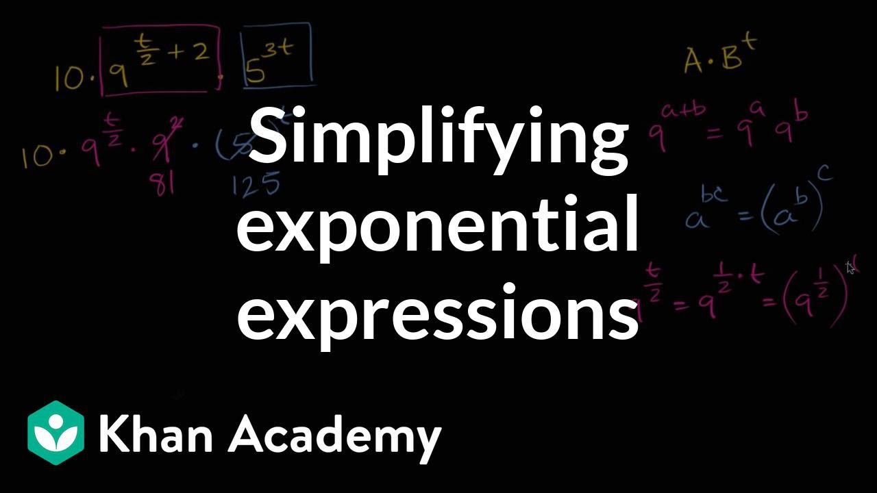 Simplifying An Expression With Exponents