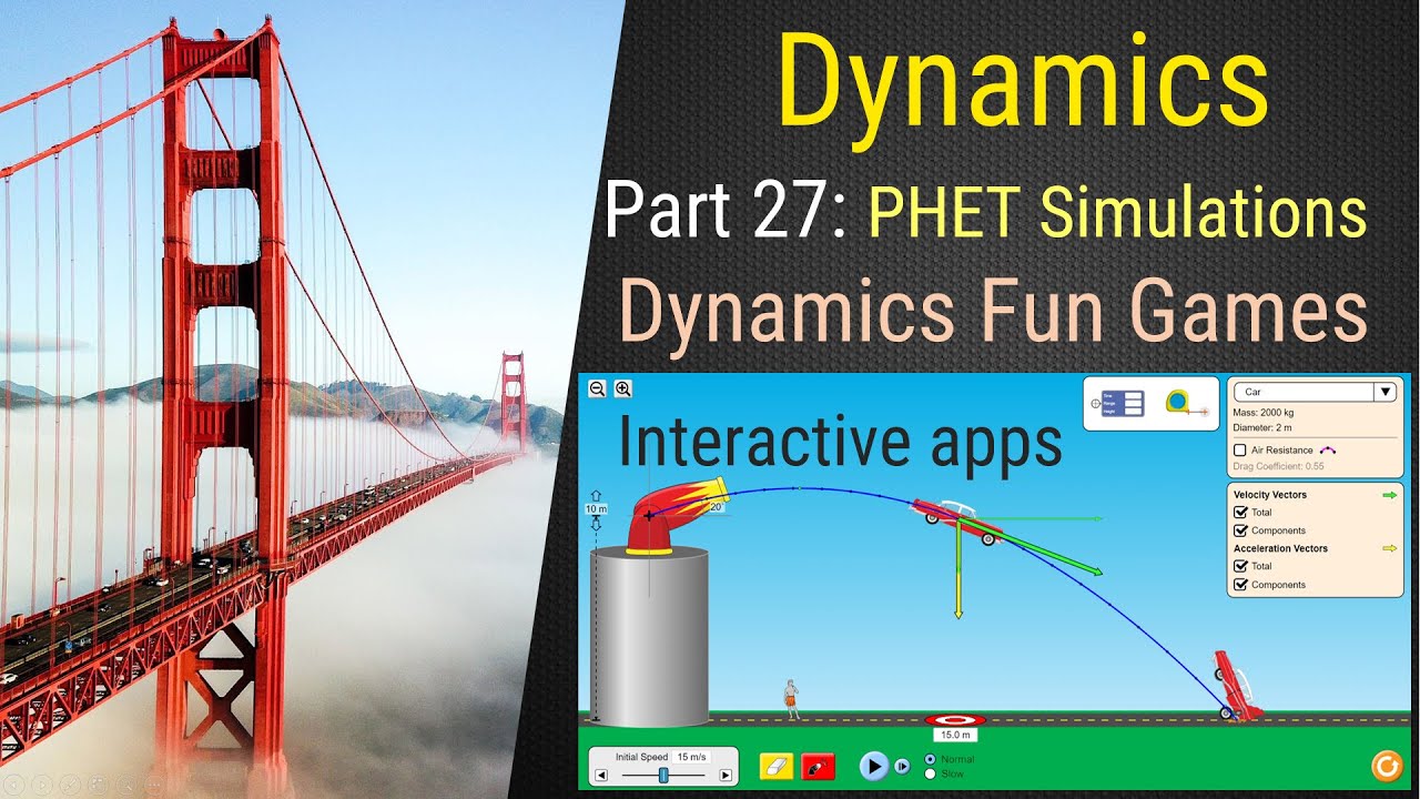 Part 27 Learning Dynamics Using Interactive Apps Games Phet