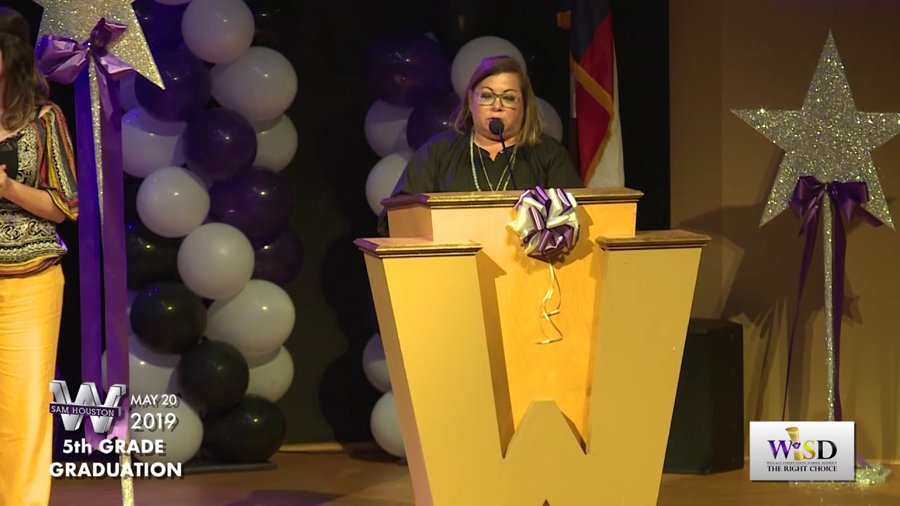 Sam Houston 5th Grade Graduation 5 20 2019 Youtube