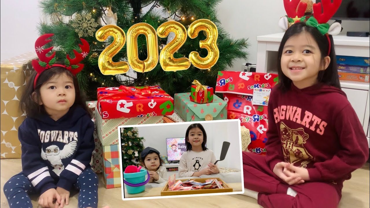 Tabby And Gabby S Christmas Morning New Year S Eve Vlog Baby