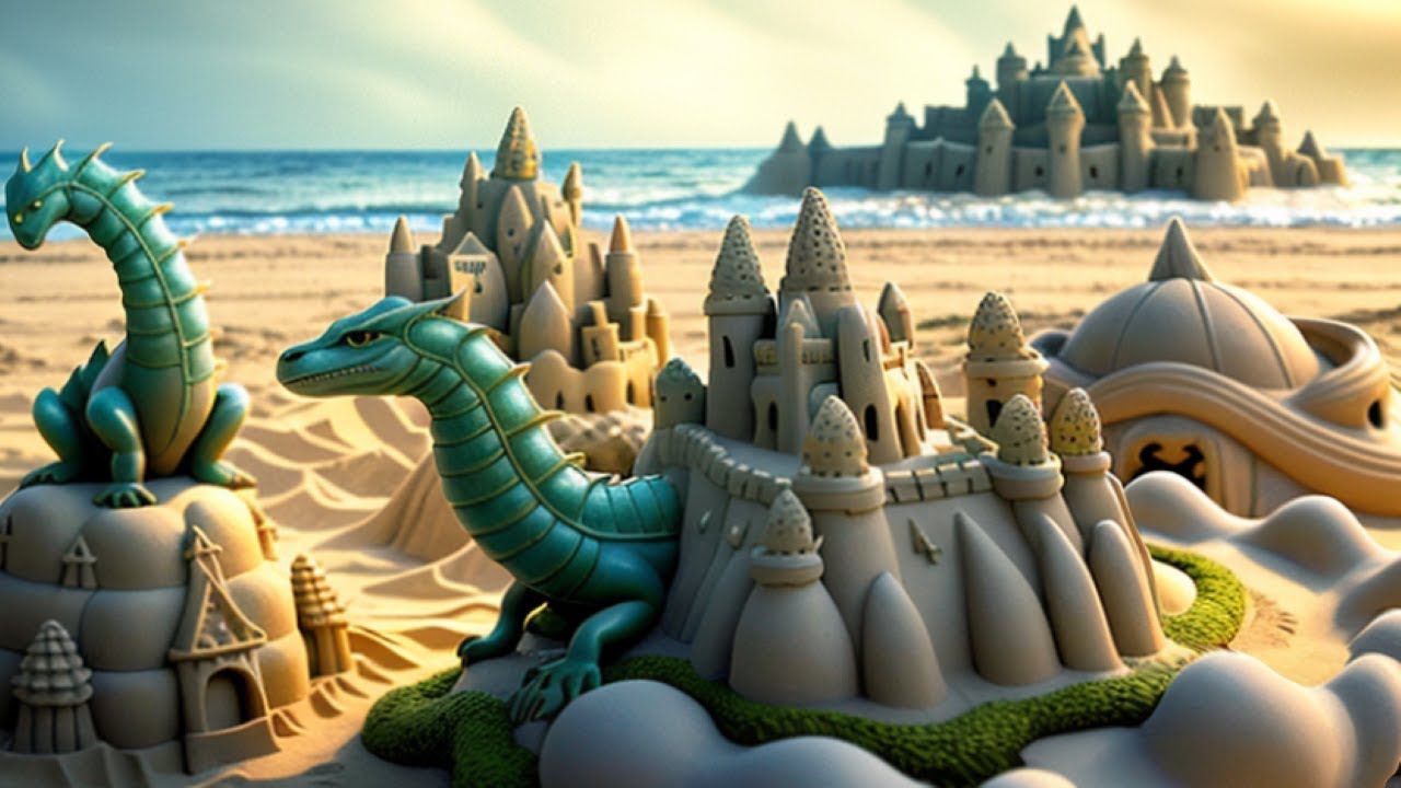 Sandcastles Ai Animation 4k 60fps Youtube