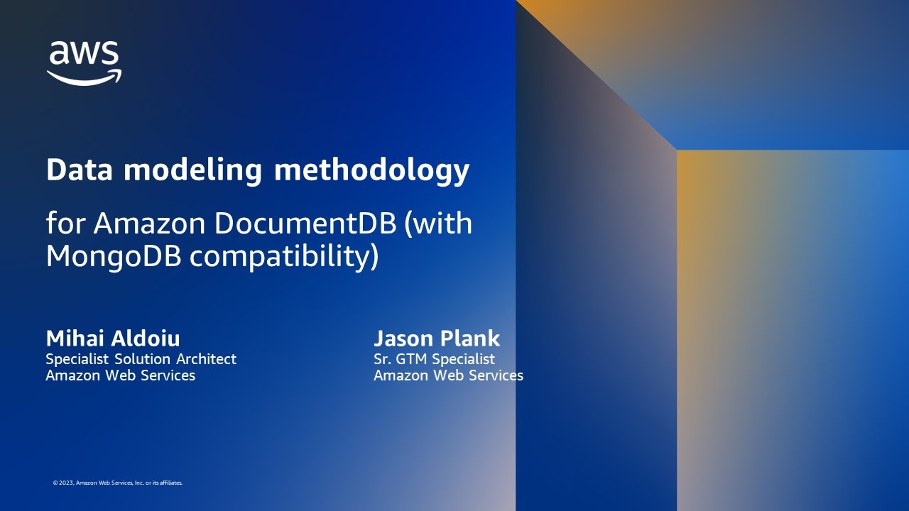 Data Modeling Methodology For Amazon Documentdb Aws Virtual Workshop