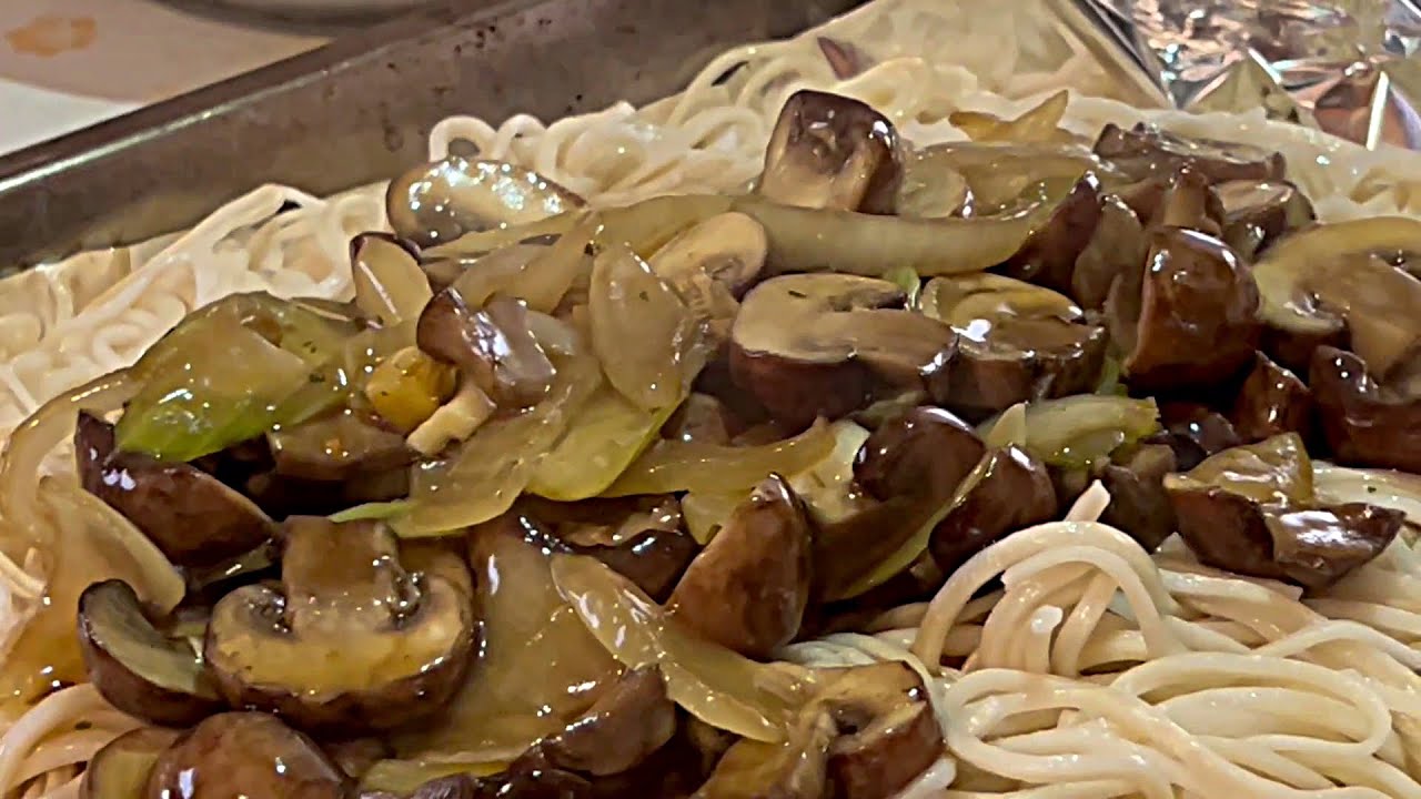 Mushroom Chow Mein Cantonese Style Veggie Noodle Stir Fry Recipe