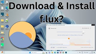 How To Download Install F Lux In Windows 11 Tide Computer Mp3 Music ...