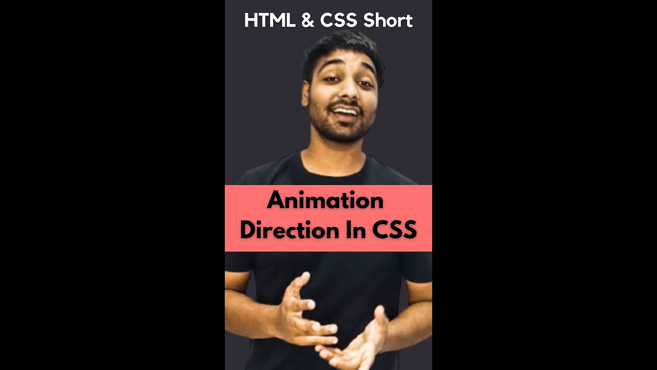 Animation Direction In Css Youtube