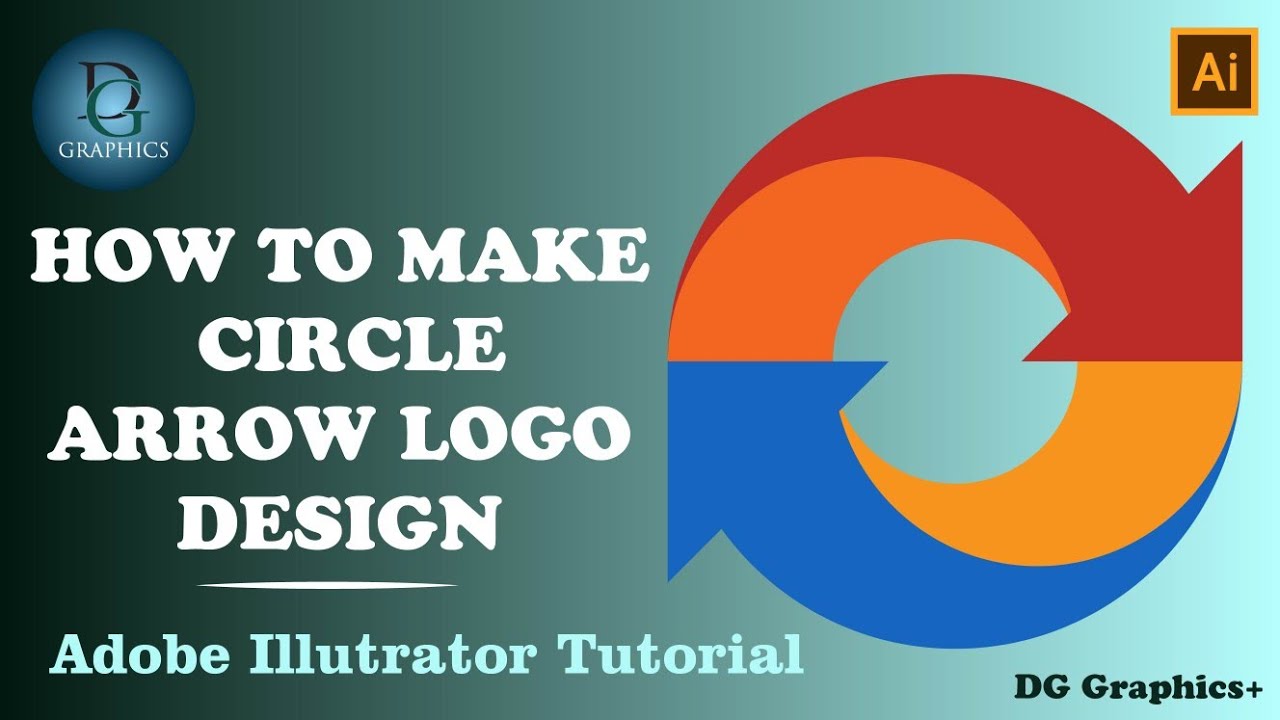 How To Make Circle Arrow Logo Design In Illustratorрџ ґ Adobe