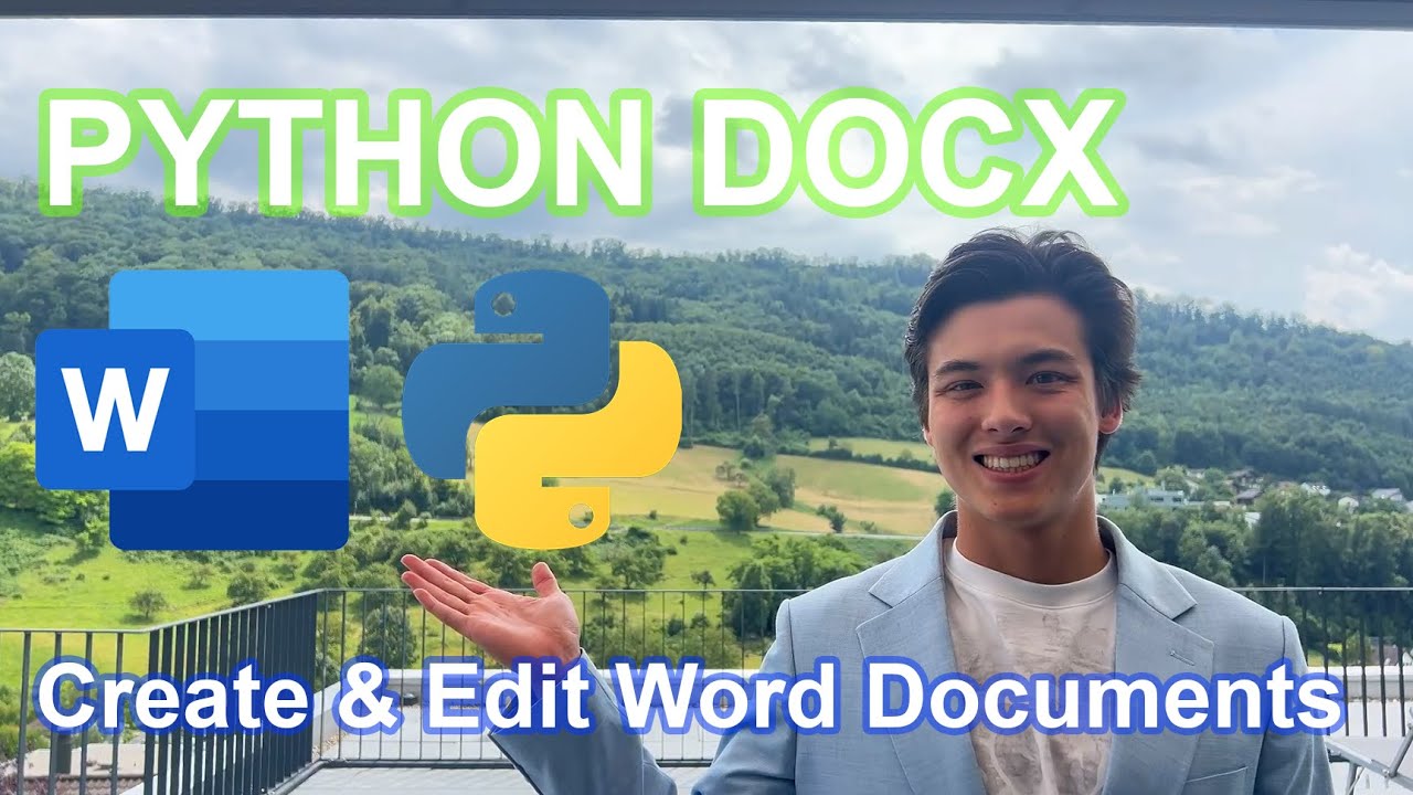 Edit Word Documents With Python Docx Tutorials Youtube