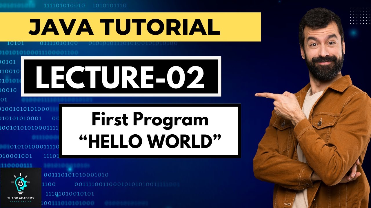 Java Tutorial For Beginners 2 Writing First Program Hello World