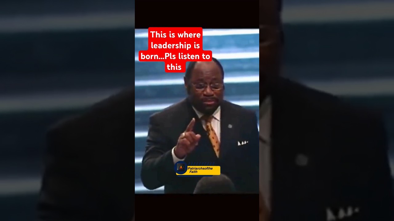 This Is Where Leadership Is Born Powerful Revelation From Dr Myles