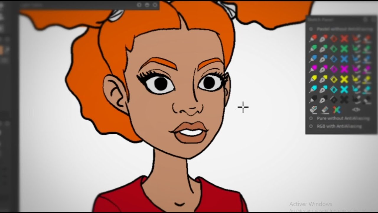 Basic 2d Facial Animation Test Tvpaint Animation Youtube