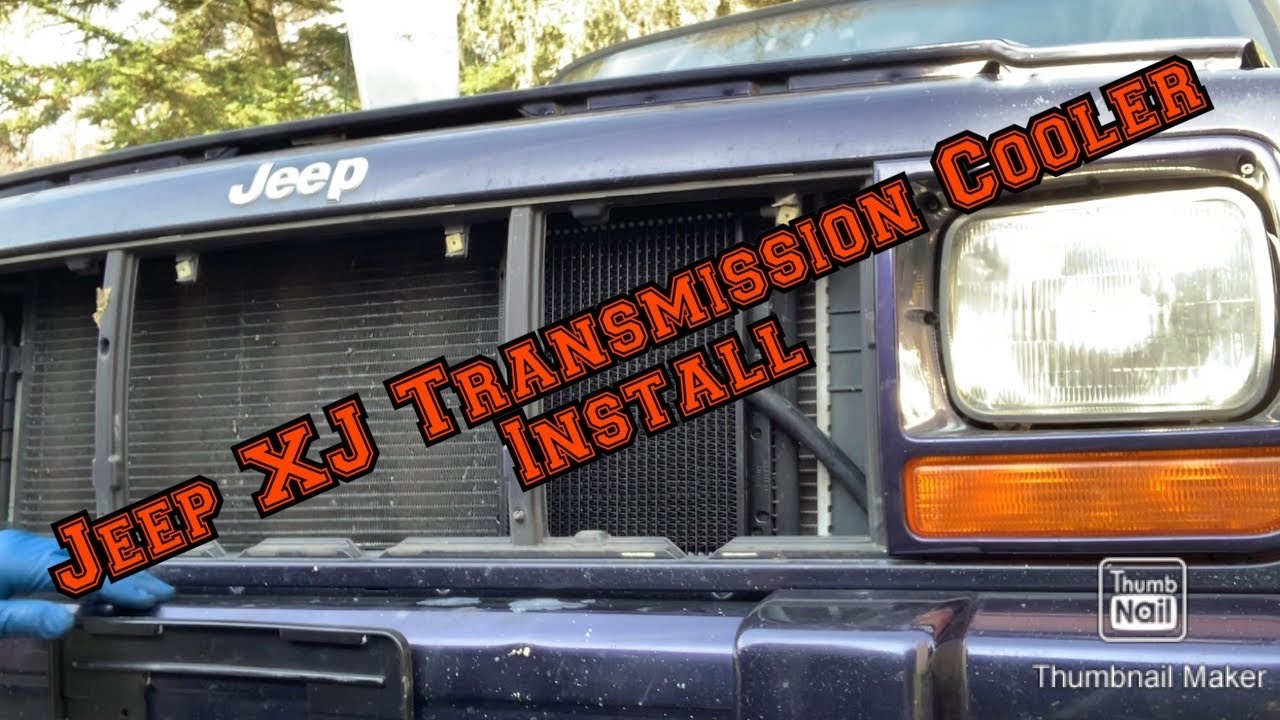 Jeep Cherokee Xj Transmission Cooler Install Youtube