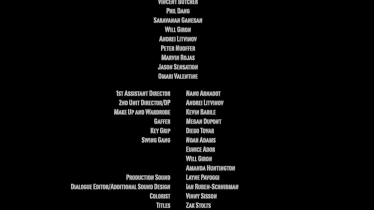 Scrolling Credits Template