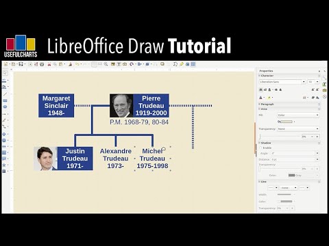 How I Make My Family Tree Charts Libreoffice Draw Tutorial Youtube