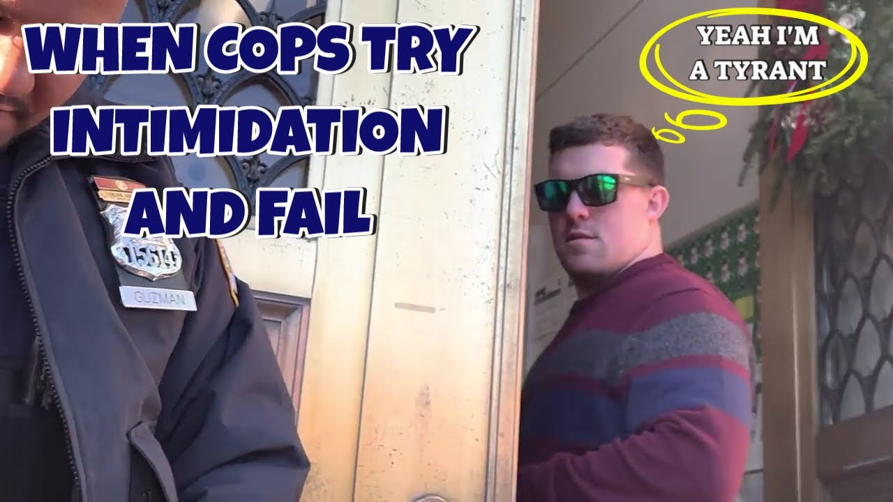 Tyrant Nypd Cop Tries To Intimidate Youtube