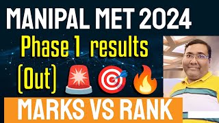 Mit Manipal Met 2024 Manipal Entrance Test Manipal Marks Vs Rank 2024 ...