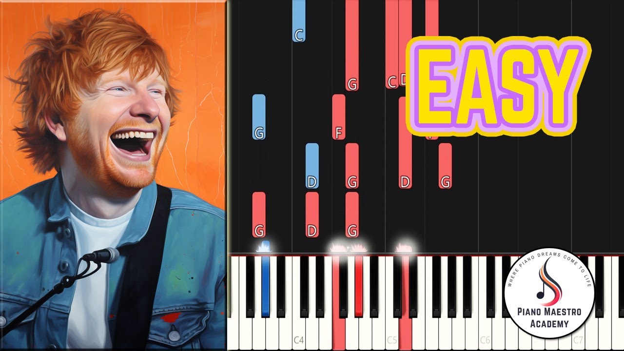 Ed Sheeran Perfect Easy Piano Tutorial Beginner Chords Chordify