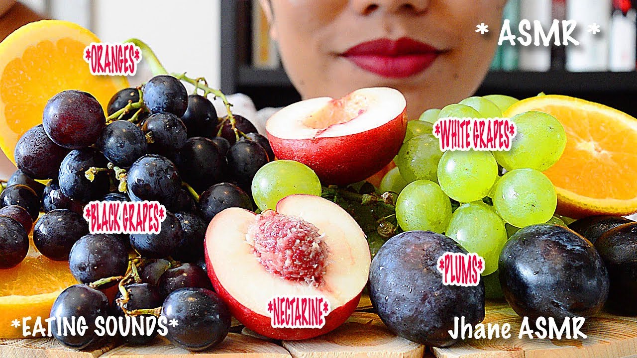 Fresh Fruits Asmr Eating Sounds Youtube