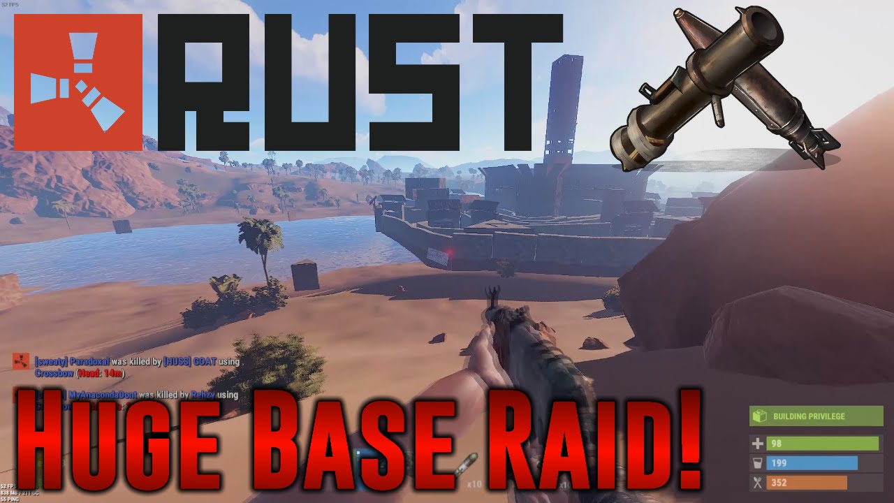 Rust Huge Online Base Raid Youtube