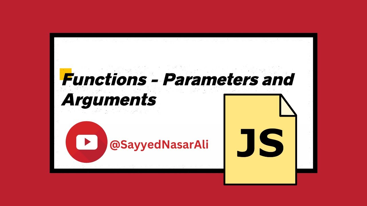 Javascript Tutorial For Beginners Function Parameters And Arguments