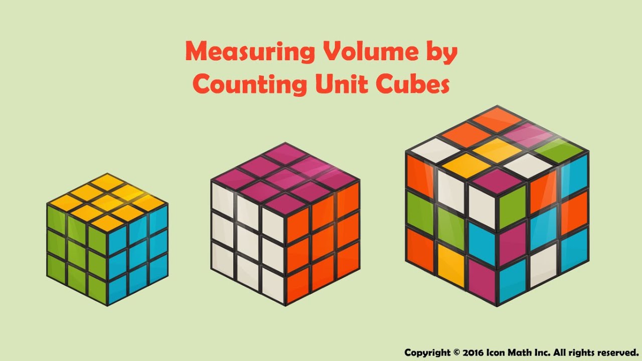 Measuring Volume By Counting Unit Cubes Youtube