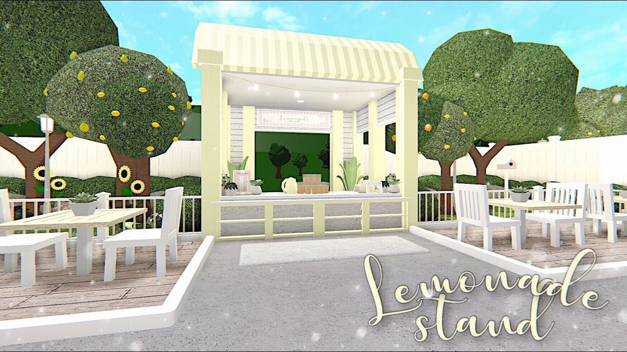 Steps To Make How To Make A Lemonade Stand In Bloxburg