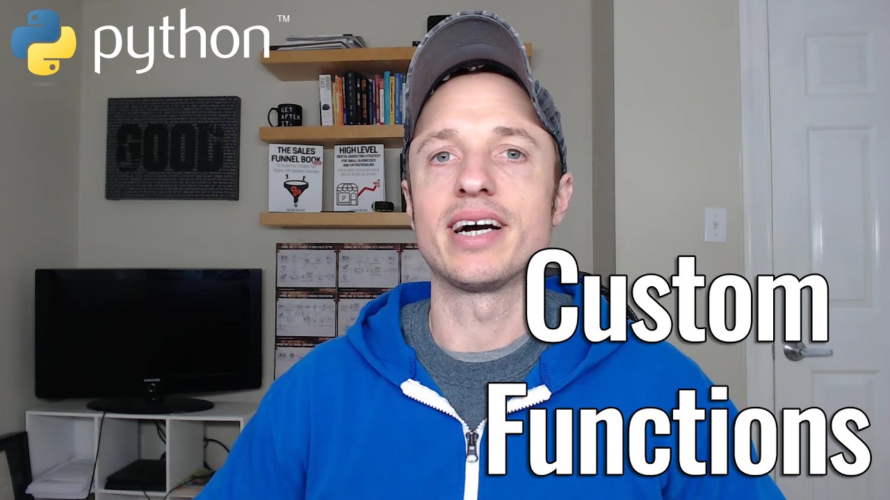 Beginner Python 7 Create Custom Functions Youtube