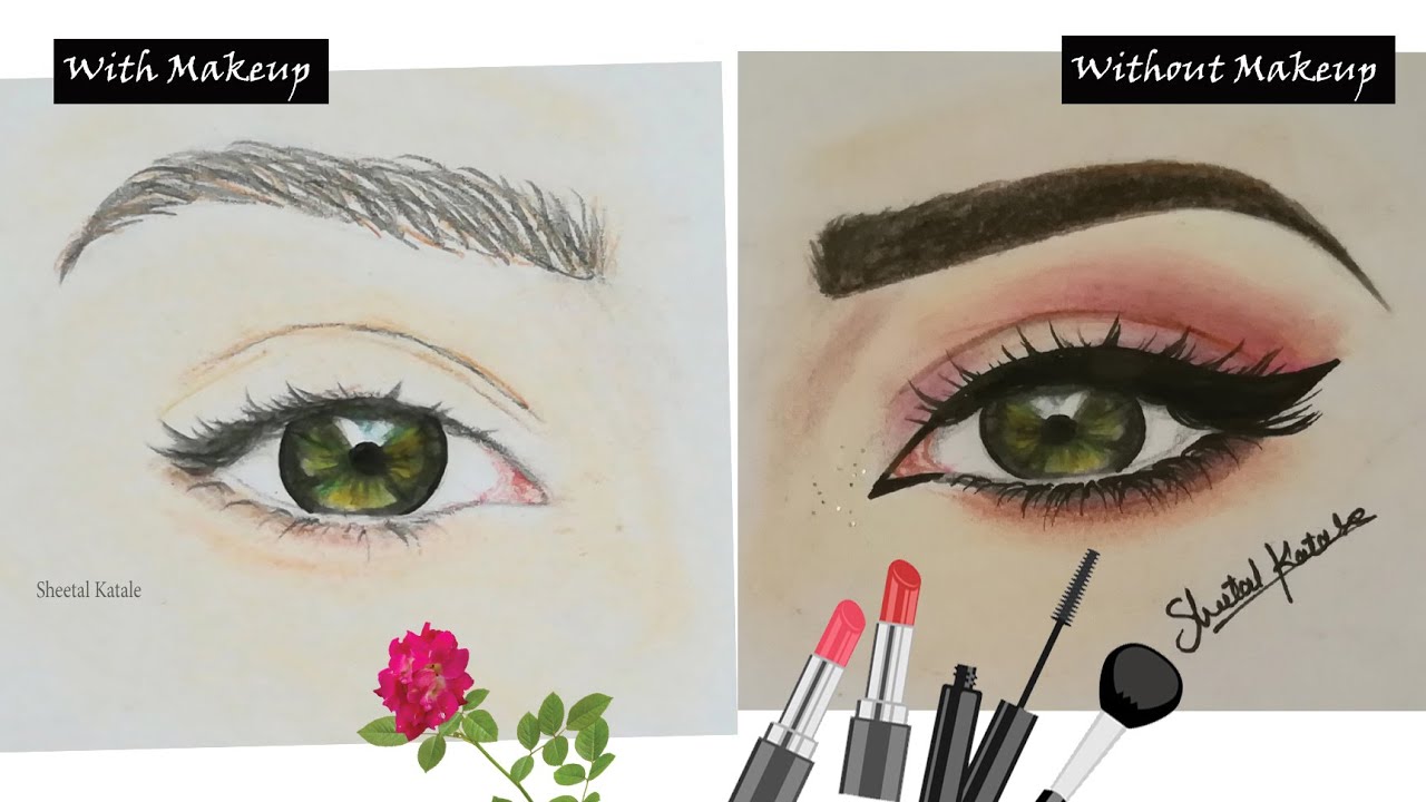 How To Draw Eyes Makeup