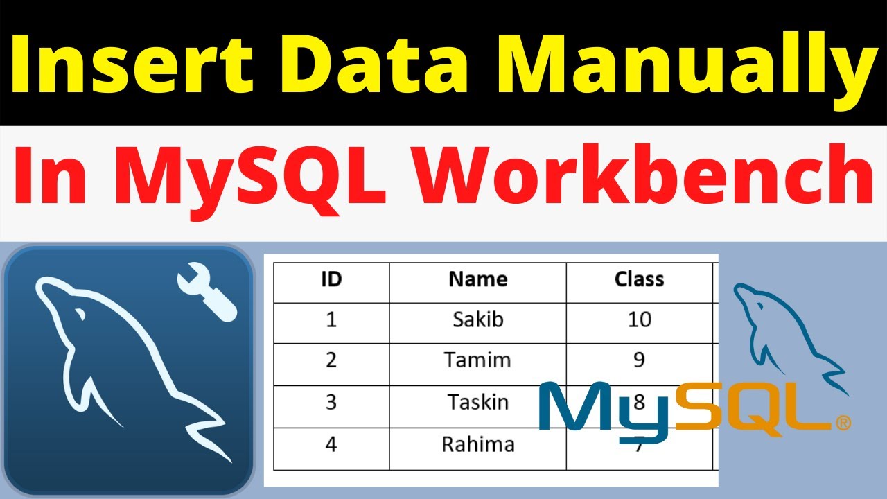 How To Insert Data Manually Into Mysql Workbench Database Bangla 2023
