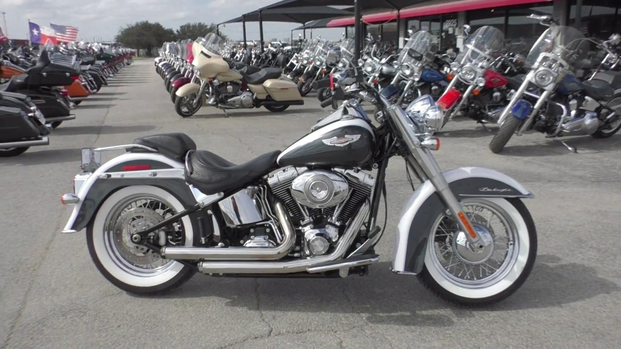 029225 2008 Harley Davidson Softail Deluxe Flstn Used Motorcycles