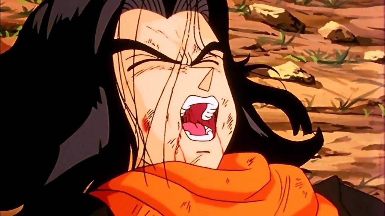Dbz Cell Beats Up Android 17 Youtube
