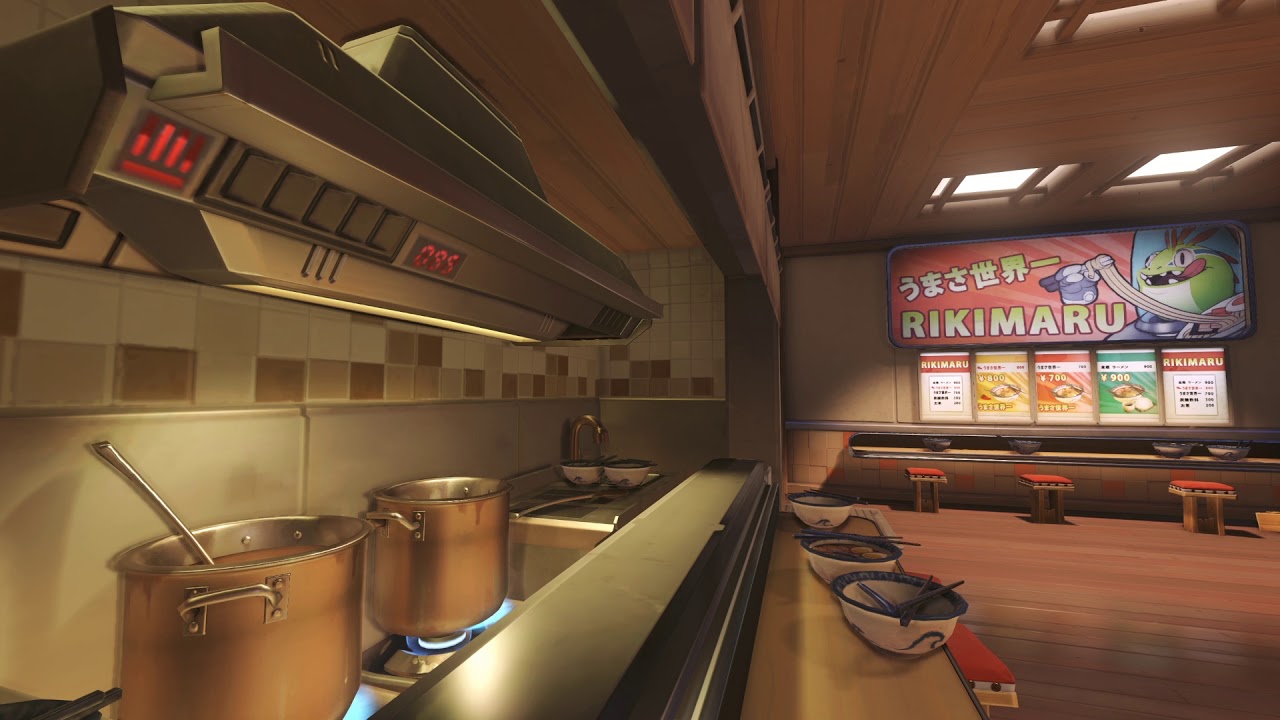 Overwatch ёямщ Meditation Hanamura Ramen Restaurant Youtube