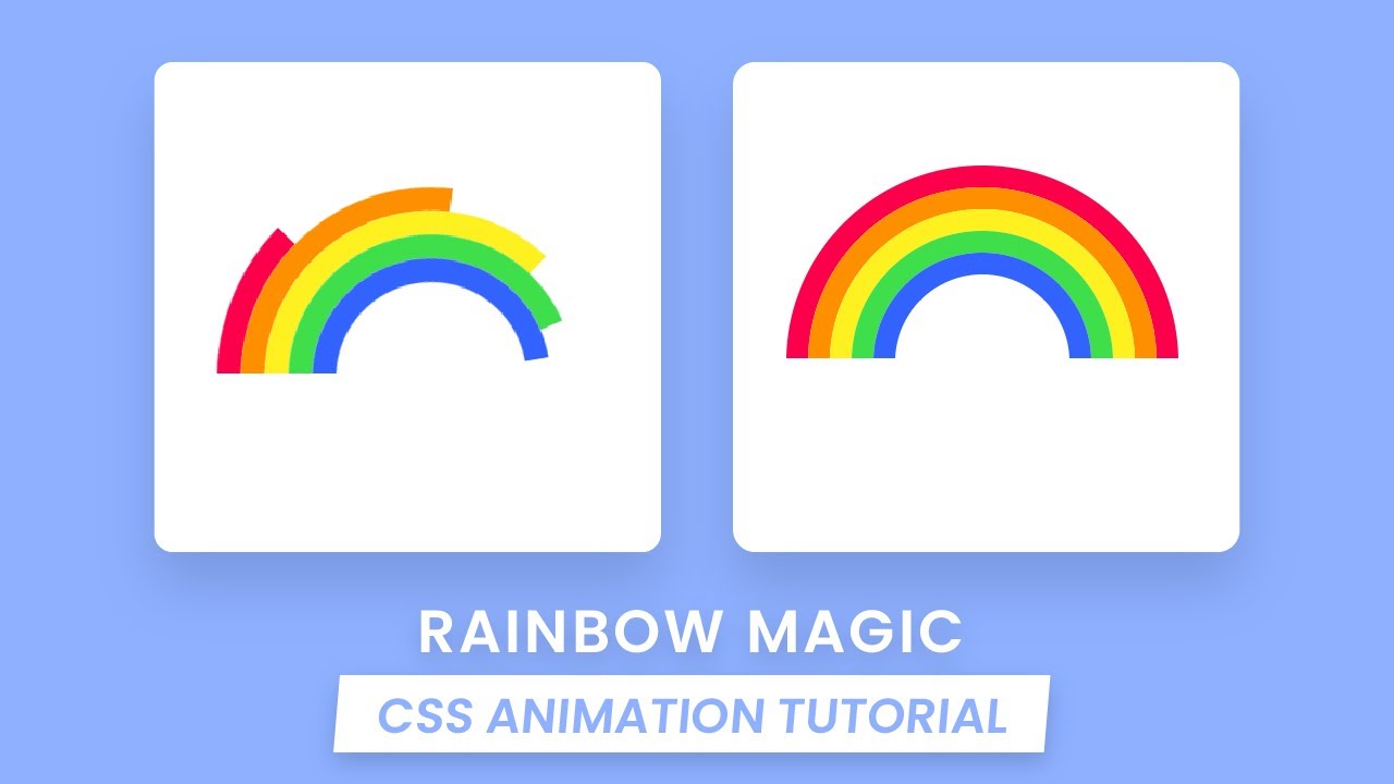 Rainbow Animation Css Animation Tutorial Youtube