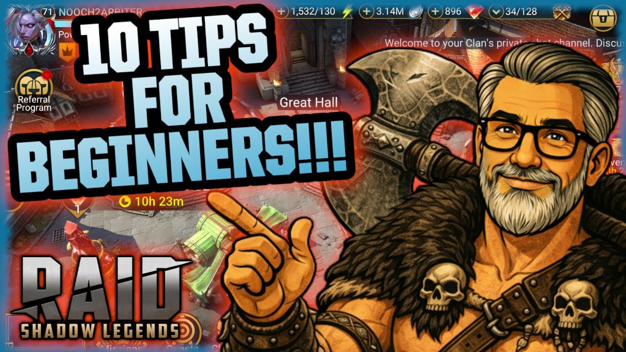 10 Tips For Beginners In Raid Shadow Legends Youtube