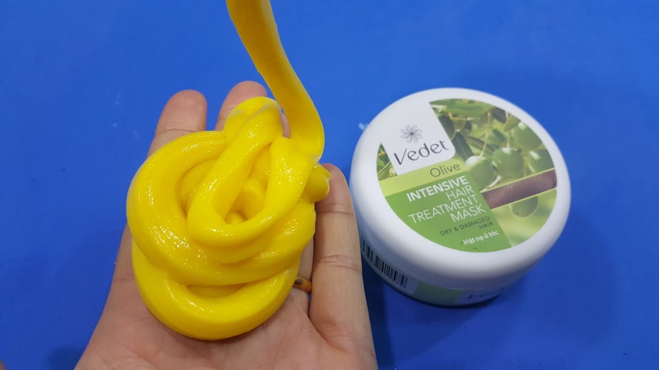 How To Make Soft Slime Diy Soft Slime With Hair Masks Youtube