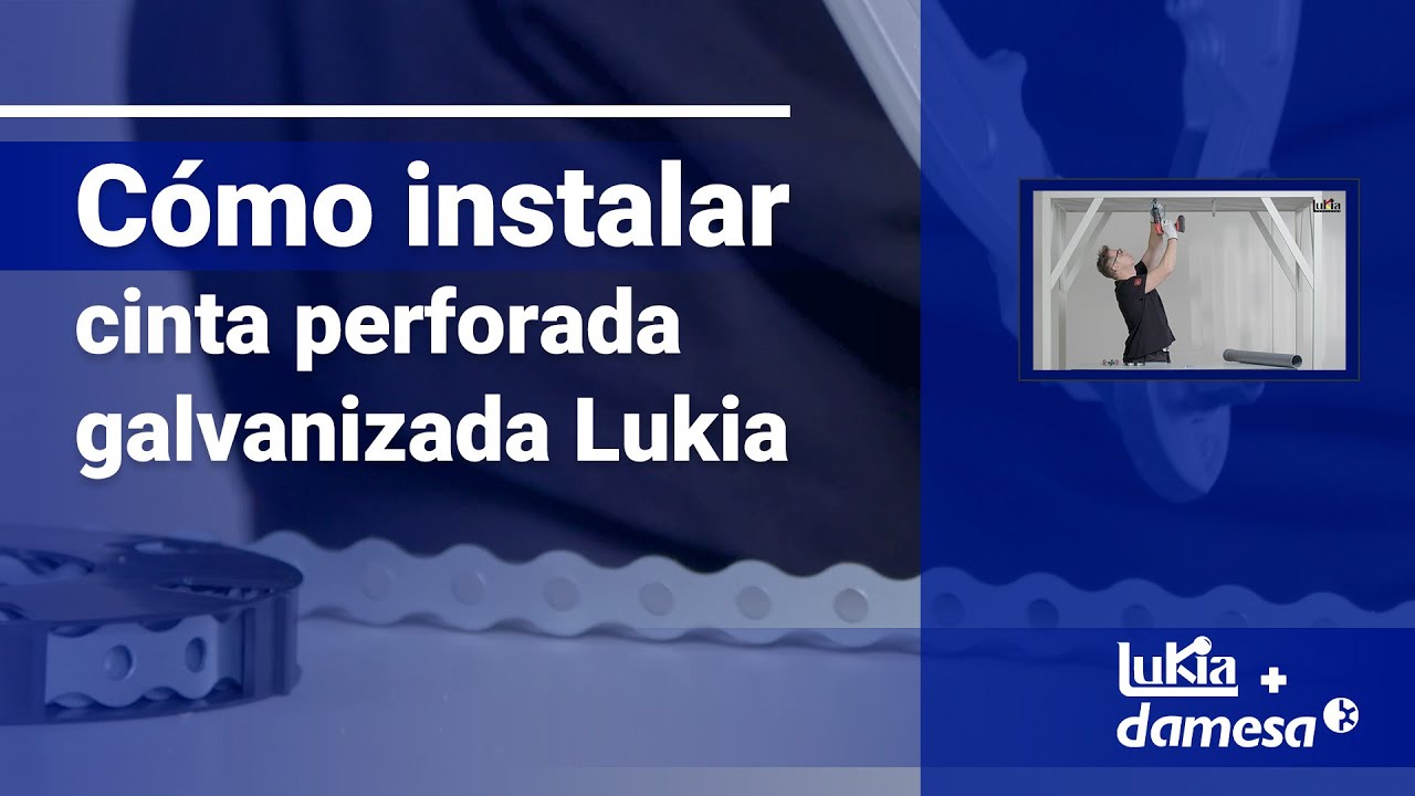 Cómo Instalar Una Cinta Perforada Youtube