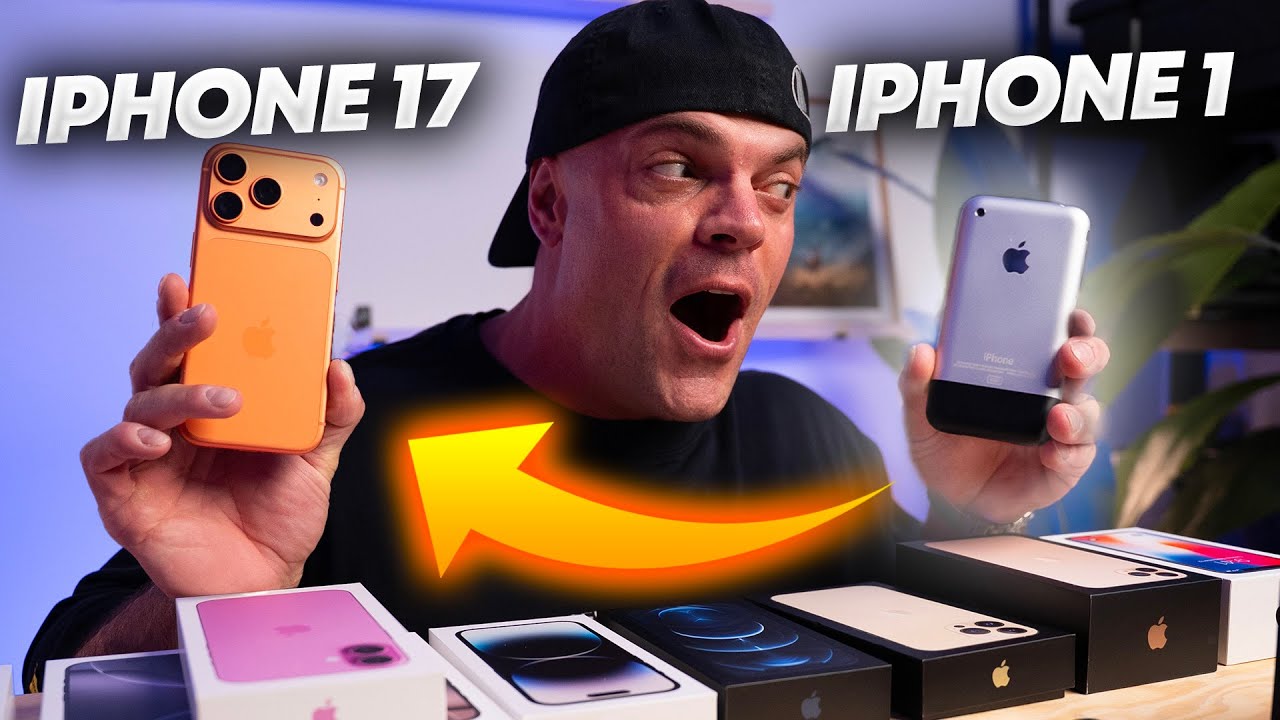La Mia Collezione Di Iphone Da 1 A 17 Youtube