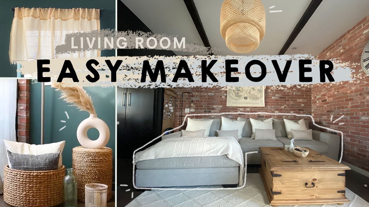 Diy Living Room Makeover Youtube