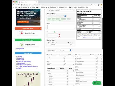 Cronometer Tutorial Youtube