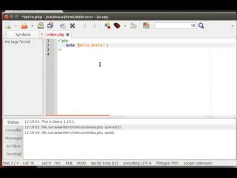 Learn Php Echo Hello World For Beginners Youtube