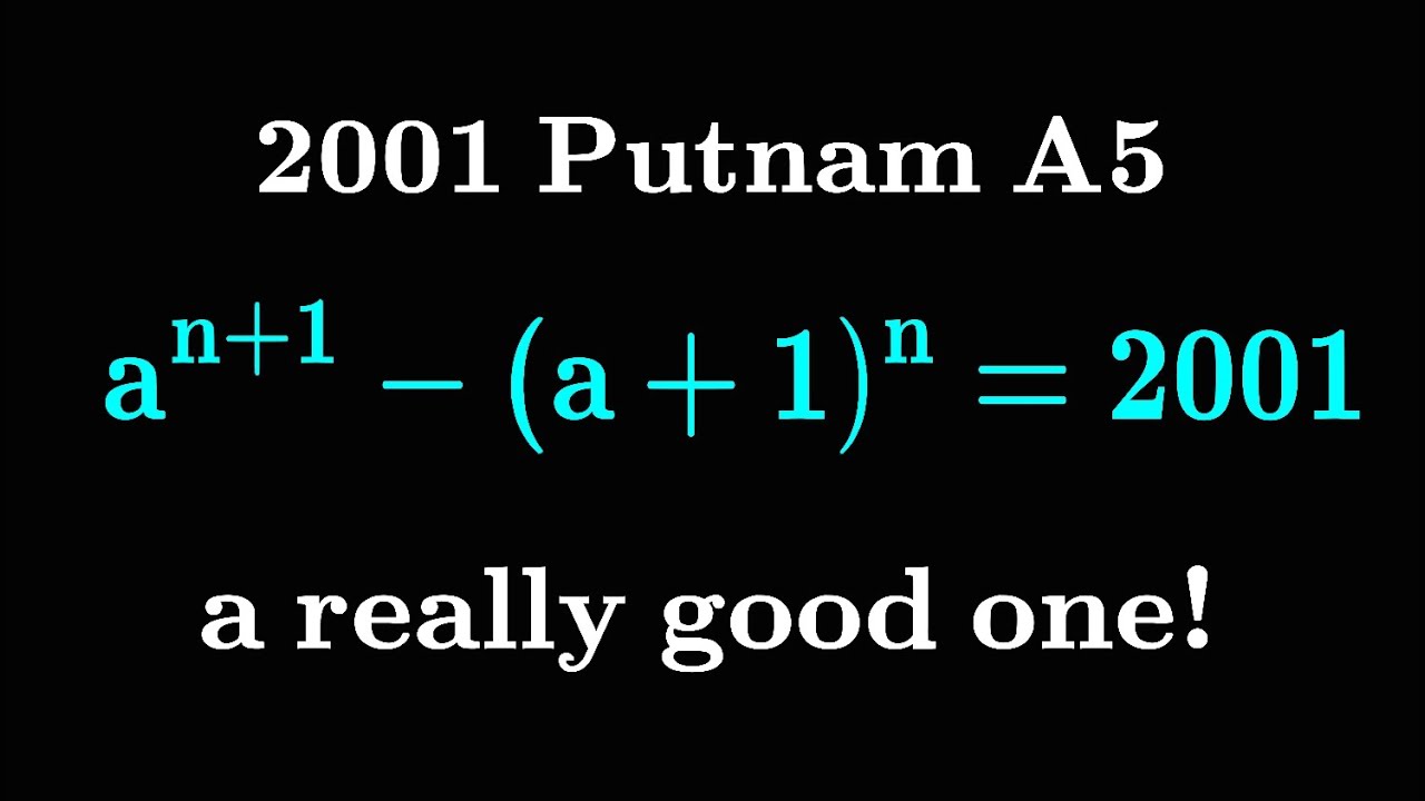 A Very Interesting Putnam Problem Youtube
