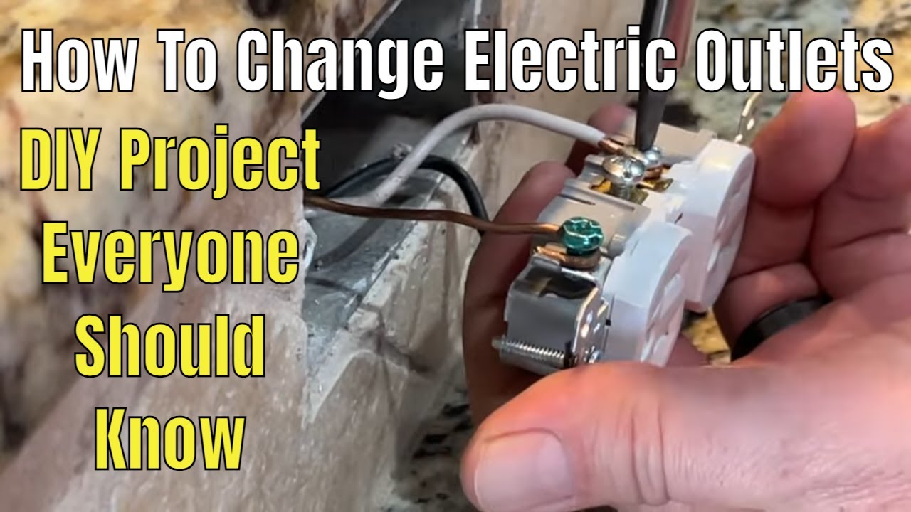 How To Change An Electric Outlet Youtube
